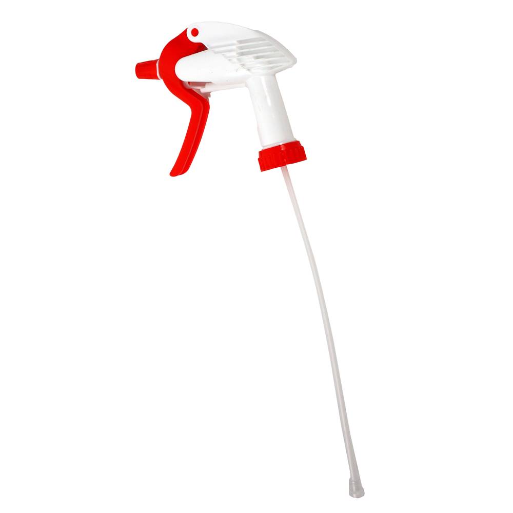 Kelsan | Impact® Jumbo High-Output Trigger Sprayer, 9-⅞ in. Tube, Red/White